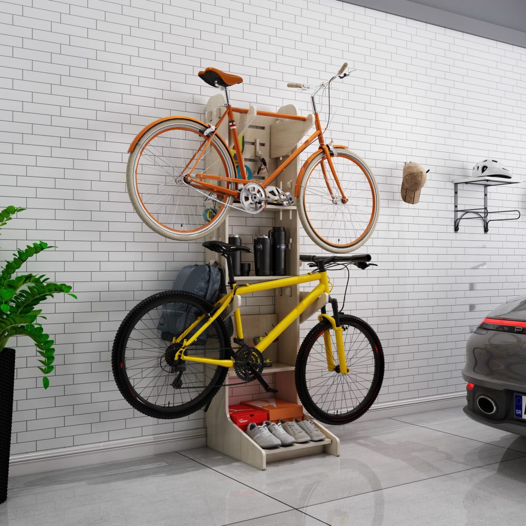 Multifunctional hanging bicycle rack - Storage For Sports